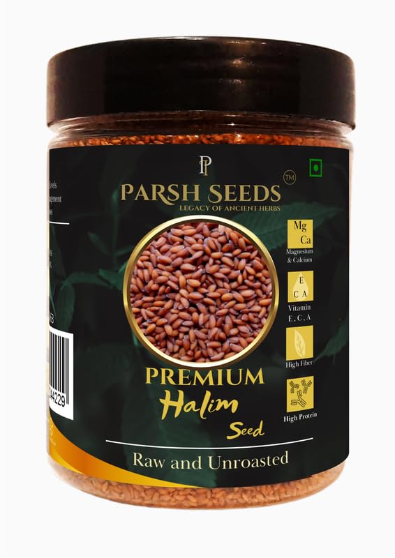 PARSH SEEDS Premium Halim Seeds 150gm(Jar Pack) - Aliv Seeds | High in ...