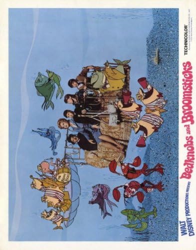 Amazon.com: Bedknobs and Broomsticks Movie Poster (22 x 28 Inches - 56cm x 72cm) (1971) Half ...