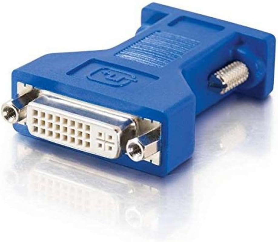 C2G 26957 DVI Female to VGA (HD15) Male Video Adapter, Blue : Amazon.ca ...