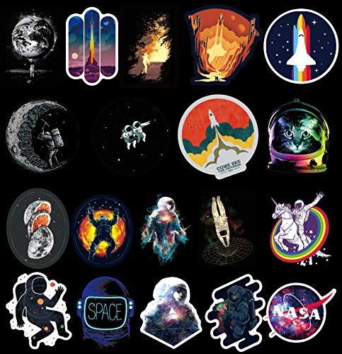 Buy Vinyl SpaceX Stickers Universe NASA Stickers Pack 100 Pcs Space ...