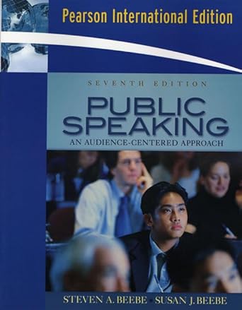 Public Speaking: An Audience-Centered Approach: International Edition ...
