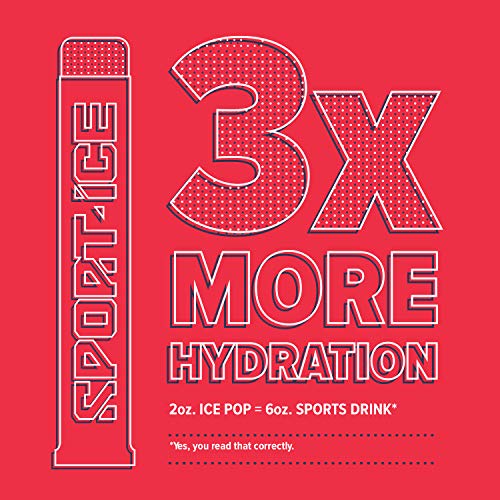 Sport Ice Natural Hydration Pops with Electrolytes, Vitamin B6 and B12 ...