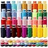 Amazon.com: 72Pcs Bobbins Sewing Threads Kit 36 Colors 500 Yards Sewing ...