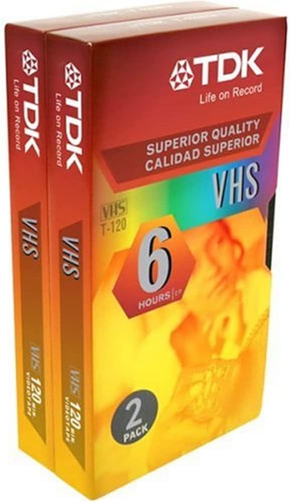 TDK 2 cintas VHS (ST120 X PS2) : Amazon.es: Electrónica