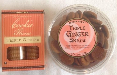 Amazon.com: Trader Joe's Triple Ginger Snaps - 3 Pack (14 oz tubs ...