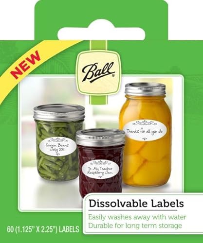 Best Labels for Ball Jars: Reliable Dissolvable and Permanent Label ...