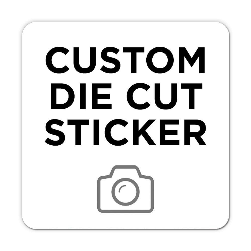 Amazon.com : 250 Square Custom Die Cut Stickers 3" x 3" for Laptops ...