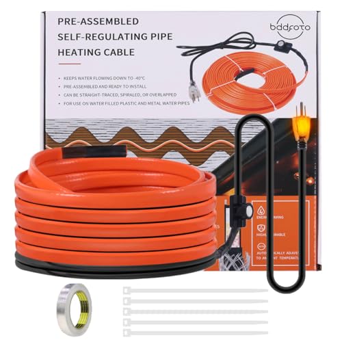 Heat Tape For Water Hose Heating Coil For Pipes 12V Self-regulating ...