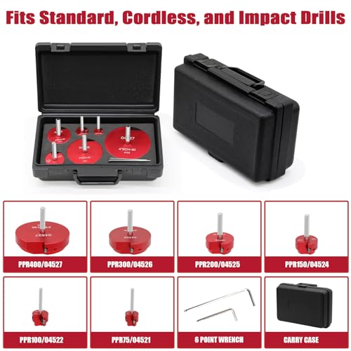 Snapklik.com : PPRK6 Plastic PVC Pipe Fitting Reamer 6 Piece Plumbing ...