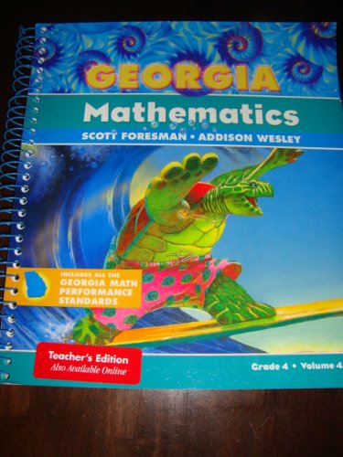 Georgia Mathematics Grade 4 Volume 4: Scott Foresman: 9780328256648 ...