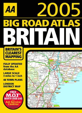 Aa Big Road Atlas Britain 2005: AA Publishing: 9780749541613: Amazon ...