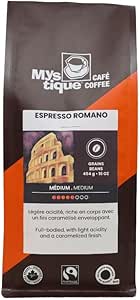 MYSTIQUE COFFEE | ESPRESSO ROMANO | Whole Bean Coffee Blend | Espresso Beans |Medium Roast ...