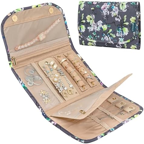 Amazon.com: MODUS BAGS Travel Jewelry Organizer, Large Capacity Case ...