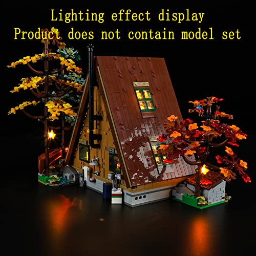 GEAMENT LED Light Kit Compatible with LEGO A-Frame Cabin – for Ideas ...