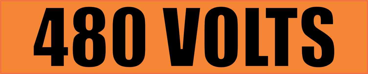 Amazon.com: StickerTalk 480 Volts Vinyl Sticker, 10 inches by 2 inches ...