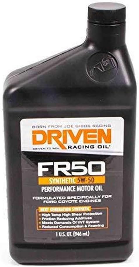 Amazon.com: Driven Racing Oil 04106 FR50 High Zinc Synthetic Oil (5w-50 ...