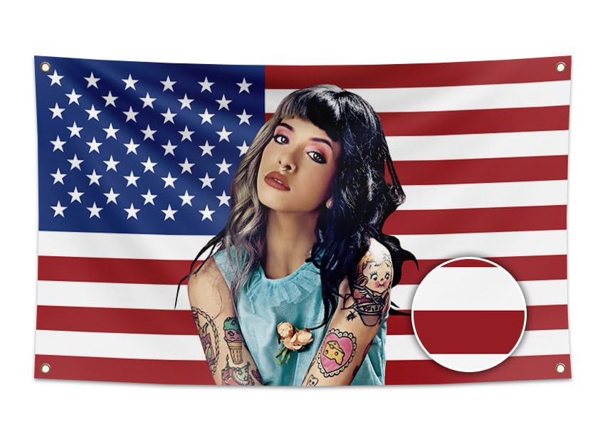 Melanie Flag Martinez American USA Banner Music Singer Poster Tapestry ...