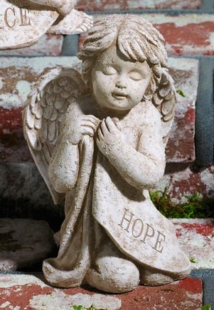 Garden Angel Statue Cherub Hope From Grasslands : Amazon.in: Garden ...