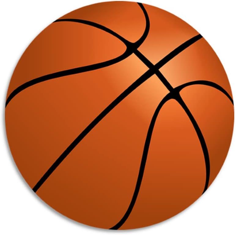 Amazon.com: Basketball - 25 Pack Circle Stickers 3 Inch - Team Sport ...