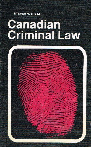 Canadian criminal law (A Canadian book): Spetz, Steven N: 9780273041023 ...