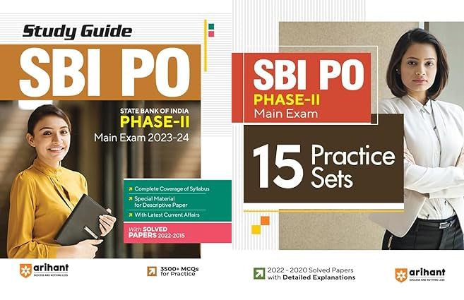 Buy Arihant Study Guide SBI PO Phase 2 Main Exam 2023-24 & 15 Practice ...