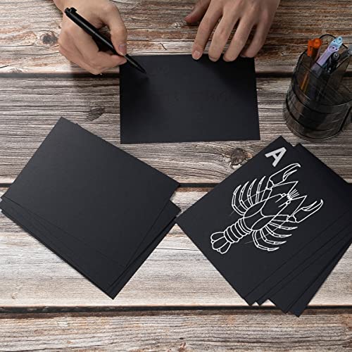 Snapklik.com : 100 Pack Thick Paper Cardstock Blank Heavy Cards Stock ...