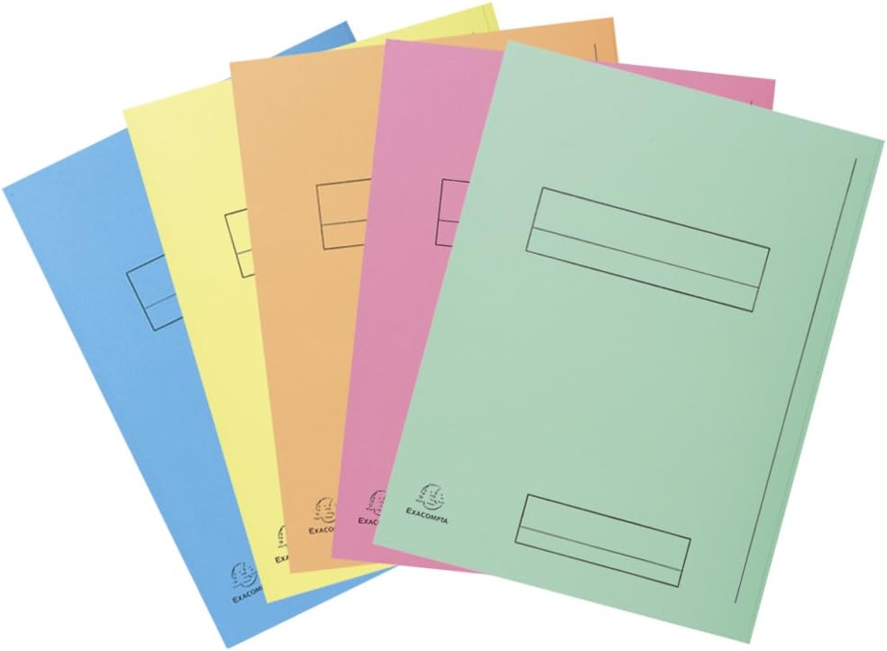 Exacompta - Ref 335000E - Super 210 Printed 2-Flap Folders - 240 x ...