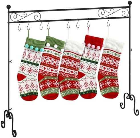 Amazon.com: WILLBOND Christmas Stocking Holder Stand Freestanding Heavy ...