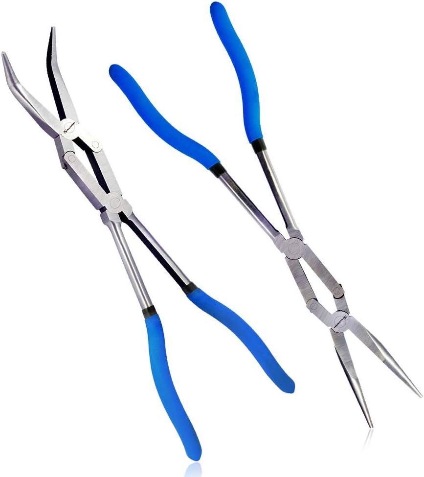 Speedwox Spitzzangen-Set, 33 cm, lange Reichweite, 2-teilig, 45 Grad ...