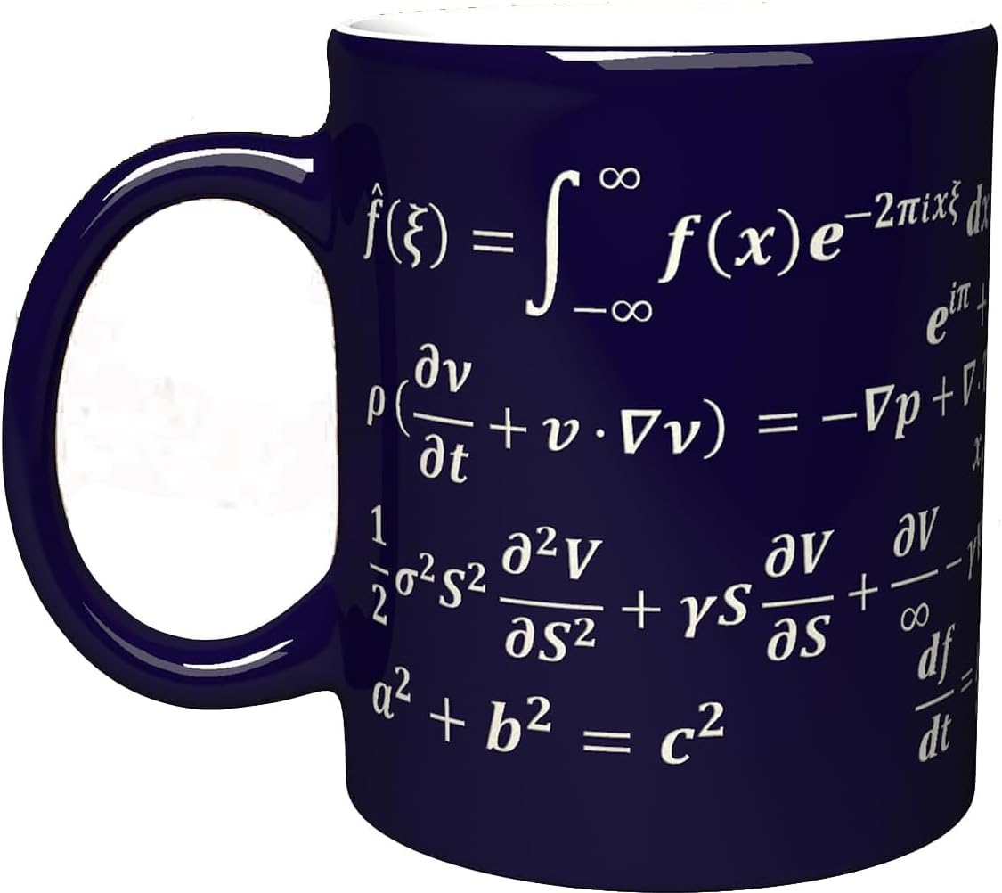 Amazon.com: NM NEXTMUG Engraved Math Mug - Featuring Famous ...