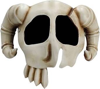 Amazon.com: BEESUM The Knight Gamuza Nel Cosplay Mask Skull Horn Full ...
