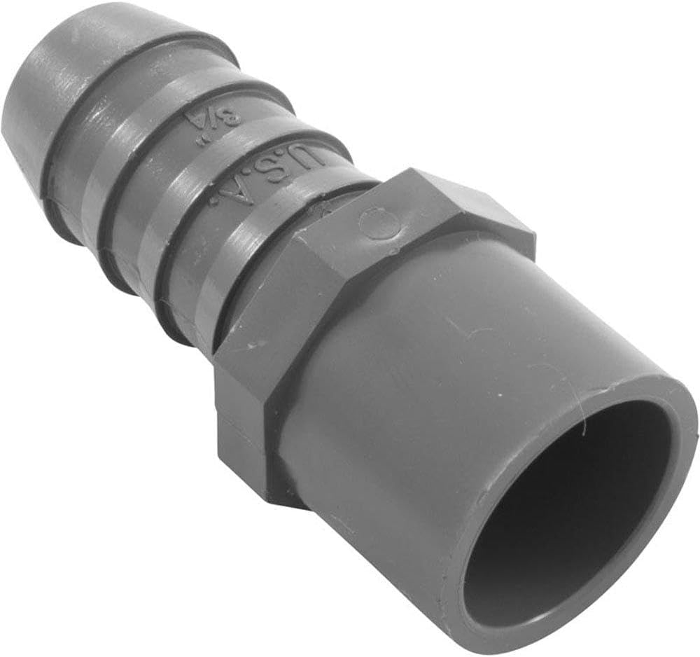 Amazon.com: PVC Fittings Direct Adapter, 1/2" Slip x 3/4" Spigot x 3/4 ...