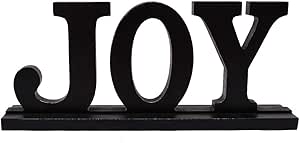 Amazon.com: Rustic Wood Joy Sign for Home Decor - Decorative Wooden ...