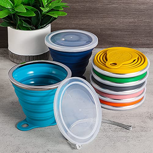 Snapklik.com : MEFAN Silicone Collapsible Travel Cup - Silicone Folding ...