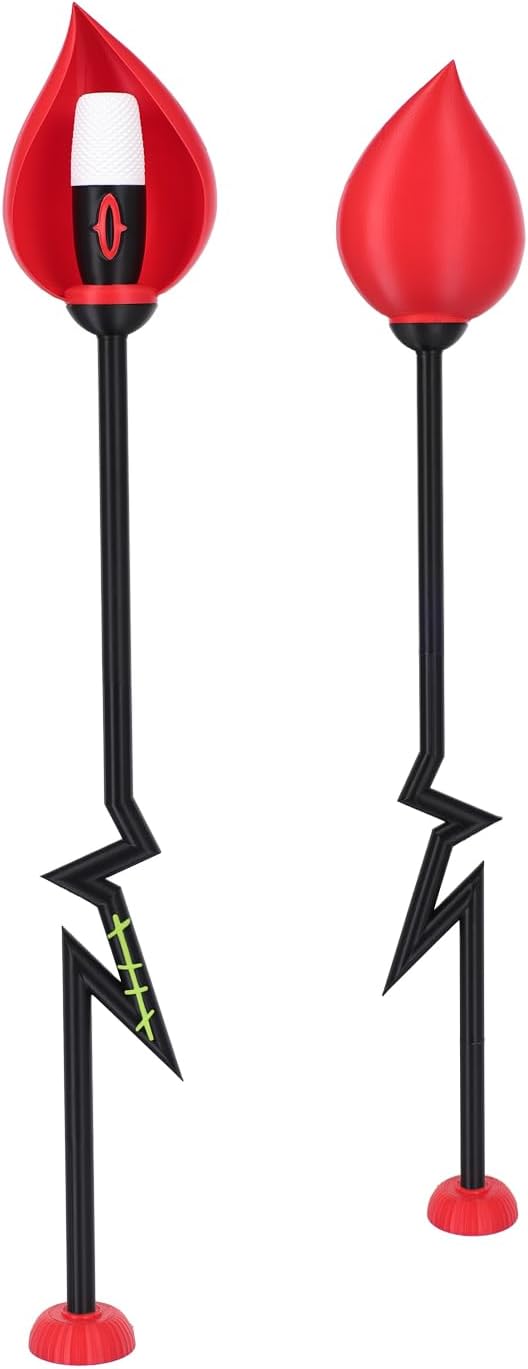 Amazon.com: Alastor Cosplay Walking Stick Alastor Microphone Staff 3D ...