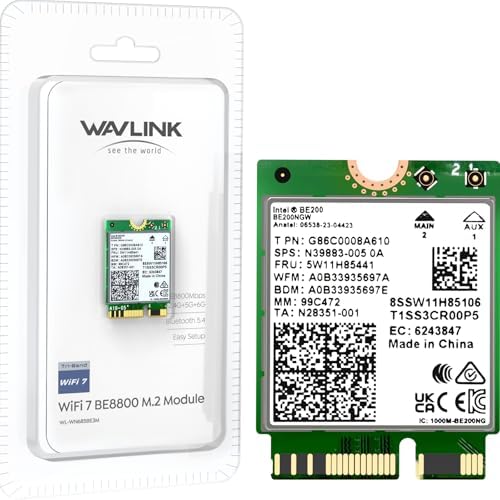 Amazon.com: AX210HMW WiFi Card, Wi-Fi 6E Laptop Wireless Card Mini PCIE ...