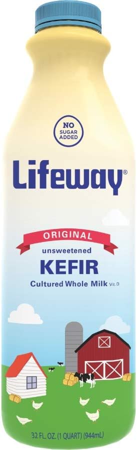 Amazon.com: Lifeway Probiotic Original Cultured Plain Unsweetened Milk ...