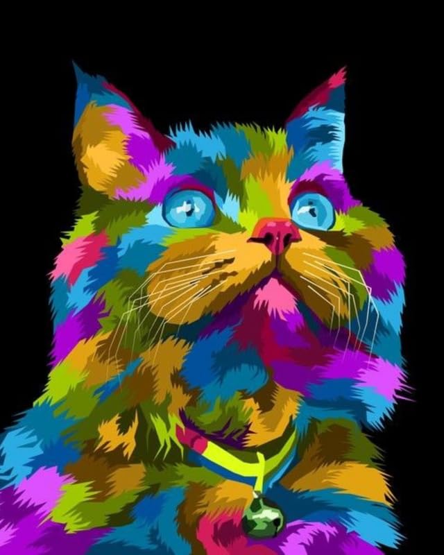 Poster of Cute Cat Posters for Room Wall Decortation, Size - 12 X 18 ...