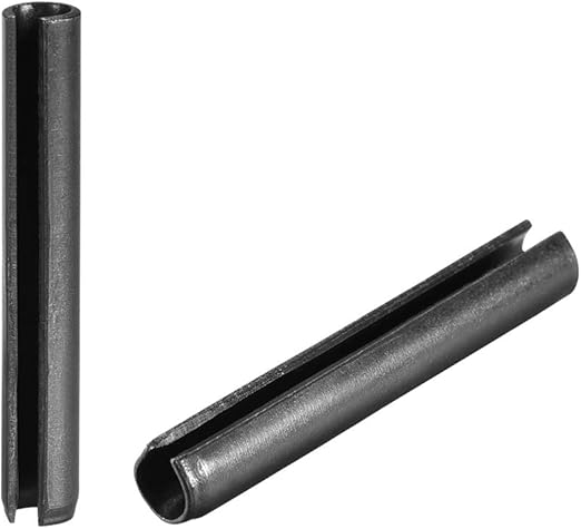uxcell Slotted Spring Pin - 6mm x 40mm Plain Finish 65Mn Roll ...