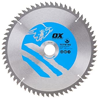 OX Wood Cutting Negative Rake Circular Saw Blade 260/30mm, 60 Teeth ATB ...