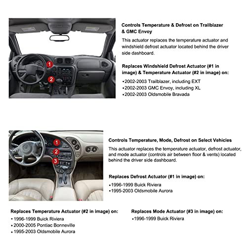 Snapklik.com : 604-111 Blend Door Actuator For Tahoe, GMC Yukon ...