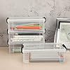 Amazon.com: BTSKY 6 Pack Extra Large Capacity Plastic Pencil Box ...
