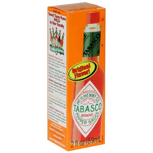 Amazon.com : Tabasco Pepper Sauce, Original Flavor, 2-Ounce Bottles ...