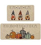 Amazon.com: Artoid Mode Orange Pumpkins Eucalyptus Leaves Fall ...