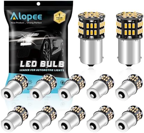 Amazon.com: Alopee 1156 LED Bulb Soft Warm White 1141 LED Bulb DC 12V ...