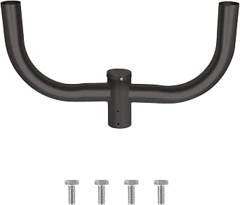 90 Degree Quad Bullhorn Tenon Adapte with 2 Arms for Round Pole,Slip ...