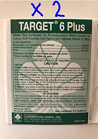 Amazon.com: Target 6 Plus MSMA - 5 Gallons : Patio, Lawn & Garden