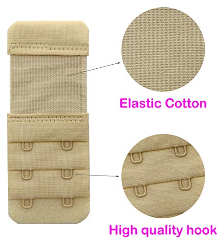 Bra Extender 2 Hook,Stretchy Soft and Comfortable Bra Strap Extender ...