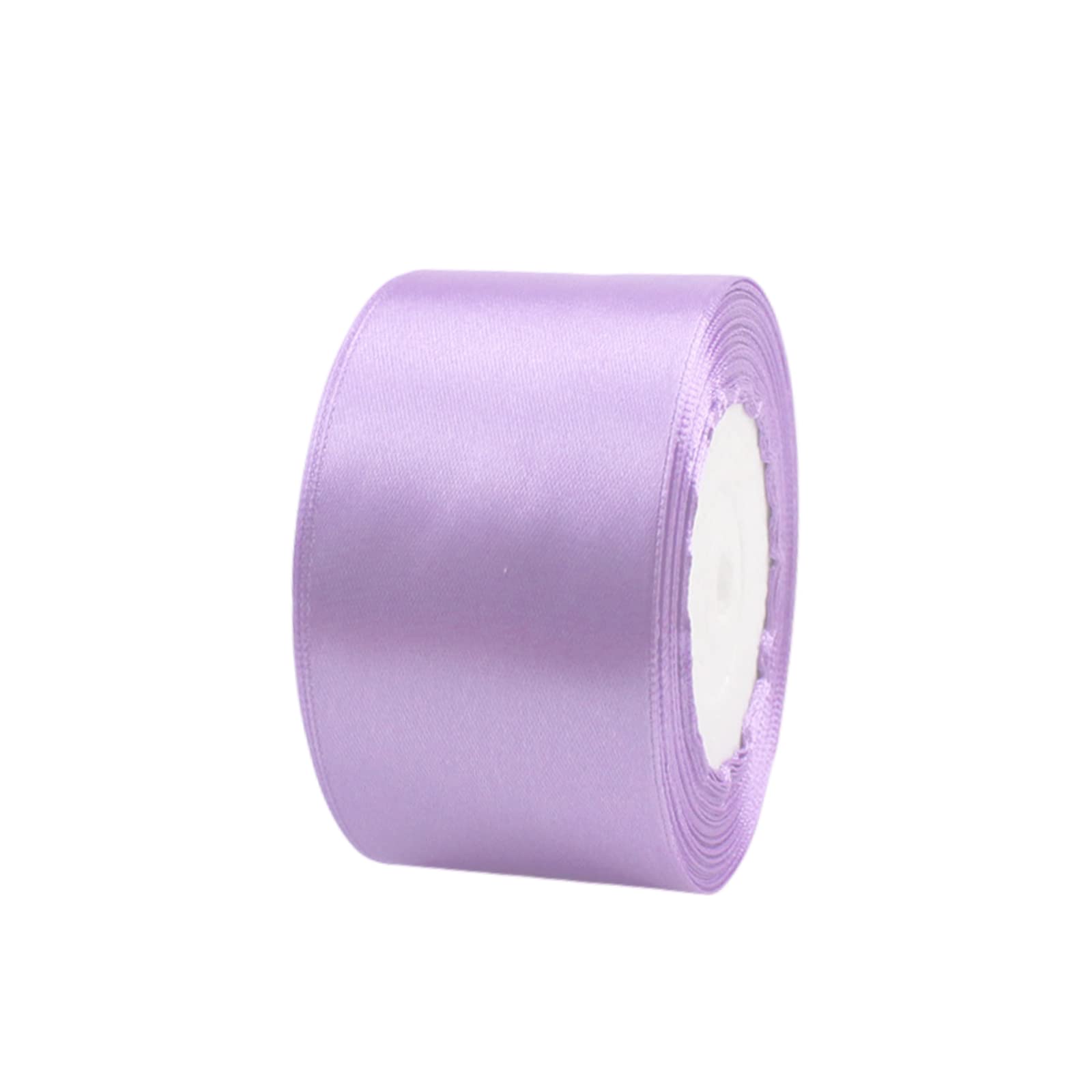 50mm Wide Light Purple Ribbon for Crafting, 23M 2Inch Double Sided ...
