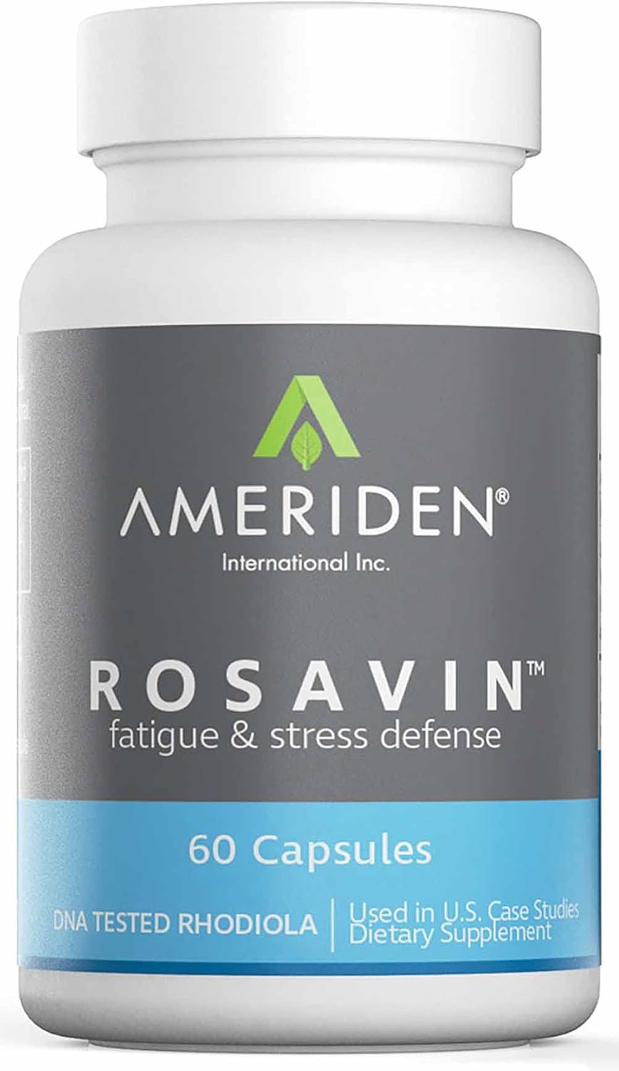 Amazon.com: Rosavin -Siberian Rhodiola rosea 60 V-capsules 100mg ...